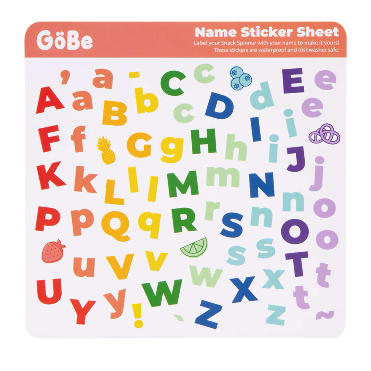 GoBe | Sticker Sheet | Creative Kids Lab